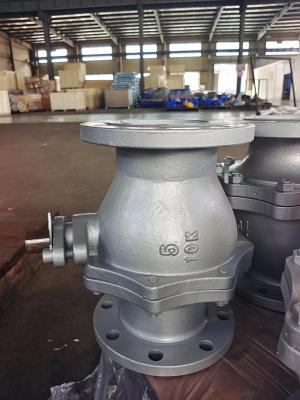 China Flanged Ductile Iron Ball Valve DN50-DN300 EPDM Sealing ISO CE for sale