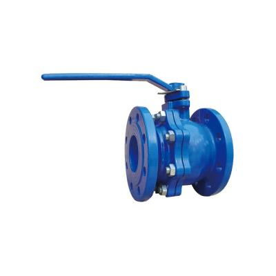 China OEM Ductile Iron Ball Valve DN50-DN300 PN10 PN16 Flanged 2Cr13 for sale
