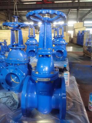 China Flanged Metal Seat Gate Valve DN50-DN300 PN10-PN16 for Oil and Gas for sale