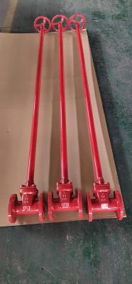 China Ductile Iron Resilient Wedge Gate Valve DN50 PN10/16 F4 Extend Spindle for sale