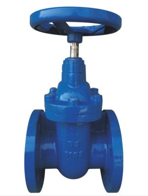 China Gear Operated Metal Seat Gate Valve Cast Iron Ductile Iron Body DN50-DN300 PN10-PN16 for sale