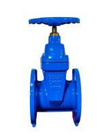 China Custom DN100 BS5163 Cast Iron Gate Valve 100mm Resilient Wedge Flanged for sale