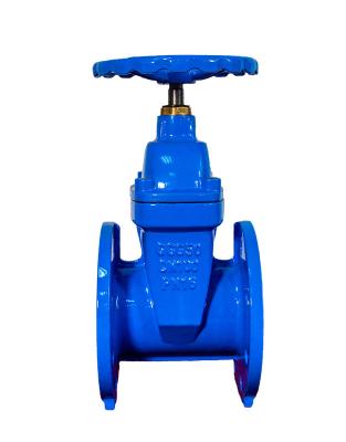 China Custom DN100 BS5163 Cast Iron Gate Valve 100mm Resilient Wedge Flanged for sale