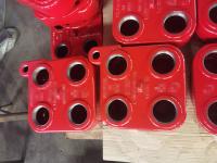 China Vertical Fire Hydrant DN100 DN150 2 Way Pillar Cast Iron PN16 ISO9001 for sale
