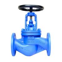 China Flanged Ductile Iron Globe Valve PN16 ISO 5208 Test Standard for sale