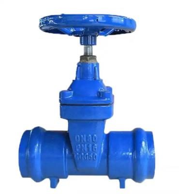 China EN558-1 Manual Socket End Gate Valve Flexible Wedge For Fire Fighting for sale