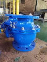 China Flange End Ductile Iron Ball Valve PN10 PN16 DN50-DN300 ISO CE for sale
