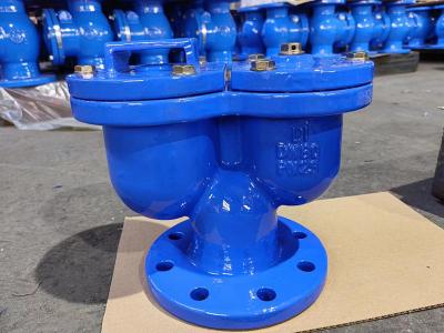 China Cast Iron Ductile Iron Double Orifice Air Valve PN10 PN16 DN50 DN200 Flanged for sale