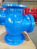 China PN10 Cast Iron Swing Check Valve DN50-DN300 -20C to 120C EN1092 ANSI for sale
