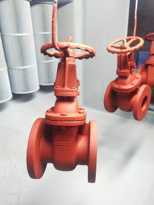 China Cast Iron Hard Seat Gate Valve DN50-DN300 PN10-PN16 for Gas for sale