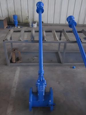 China Flanged Electric Actuator Wedge Gate Valve DN50-DN800 BS5163 Design Standard for sale