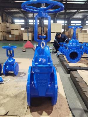 China GGG40 GGG50 Ductile Iron Flanged Soft Seat Gate Valve DN50-DN800 Rising Stem for sale