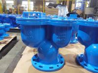 China Double Orifice Air Valve Flanged DN50-DN200 PN10/PN16 Cast Iron Ductile Iron for sale