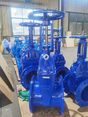 China Soft Seat Gate Valve DN50-DN800 Flanged Rising Stem -20C to 120C Handwheel Operation for sale