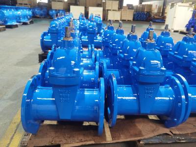 China EN1092 F5 Cast Iron Flanged Gate Valve DN50-DN600 PN10/PN16 Manual Operation for sale