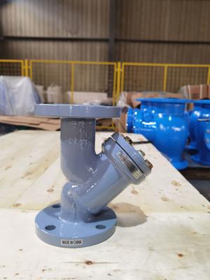 China Cast Iron Y Strainer Valve DN50-DN300 Flanged SS304 Screen for Water Steam Oil for sale