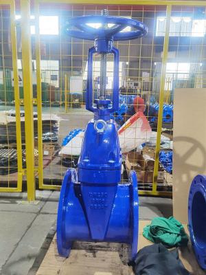 China Soft Seat Gate Valve DN50-DN800 PN10/PN16 Ductile Iron Flanged for sale