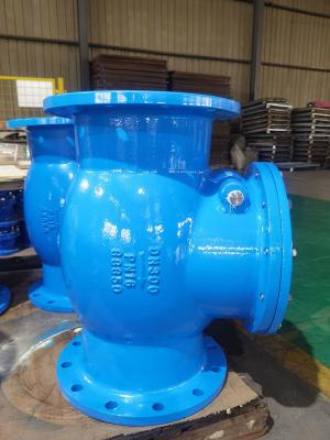 China Cast Iron Swing Check Valve DN50-DN300 Flanged DIN3356 ANSI B16.5 for sale