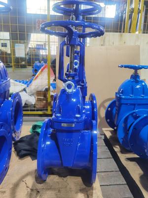 China DN50-DN800 Cast Iron Soft Seat Gate Valve PN10/PN16 Flanged Rising Stem for sale