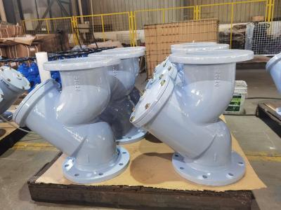 China Ductile Iron Y Strainer Valve DN50-DN300 Flanged PN10-PN16 150LB for sale