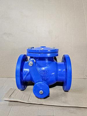 China Cast Iron Swing Check Valve with Counter Weight PN10-PN16 DN50-DN300 for Water Systems for sale