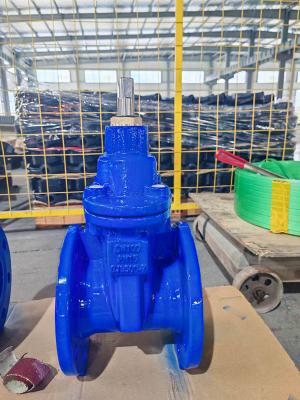 China Soft Seat Non-Rising Stem Gate Valve PN10/PN16 125lb-150lb Cast Iron Flanged for sale