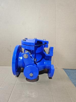 China DIN3302 Cast Iron Swing Check Valve DN50-DN300 PN10-PN16 with Counter Weight for sale