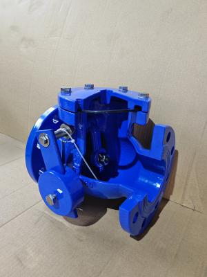 China Cast Iron Swing Check Valve with Counter Weight DN50-DN300 DIN3356 Metal Seat for sale