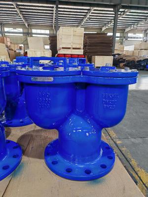 China Cast Iron Double Orifice Air Valve DN50-DN200 PN10/PN16 Flanged End for Water Steam Oil Gas for sale