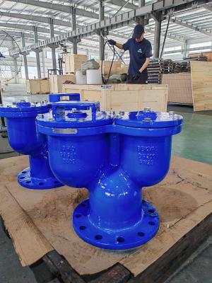 China Flanged Double Orifice Air Valve PN10 PN16 DN50-DN200 Cast Iron Ductile Iron for Water Steam Oil Gas for sale