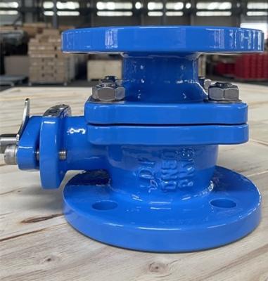 China Industrial Ductile Iron Flanged Ball Valve PN16 DN50 for Water Oil Gas for sale