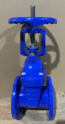 China DIN3352 F4 Resilient Soft Seat Rising Stem Gate Valve PN10 PN16 Flanged for sale