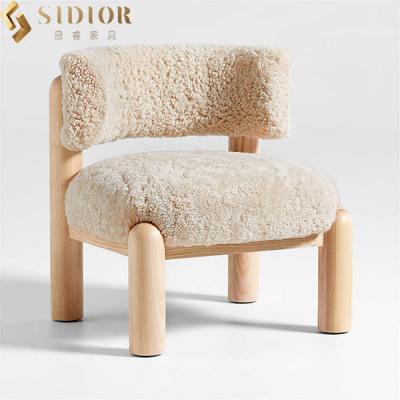 China Living Room Fabric Modern Leisure Chair 71cm Height Single Lounge Chairs for sale