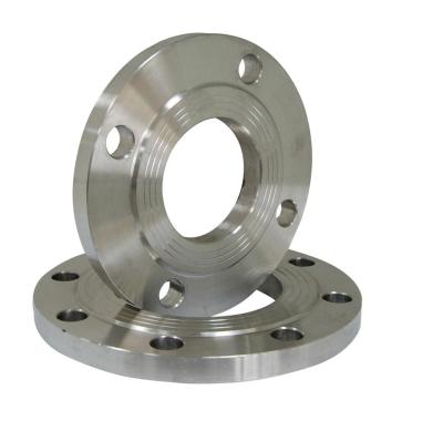 China EN 1092-1 DN100 Forged Steel Flange PN16 RF Face Type01 Plate Flange for sale
