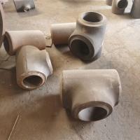 China Pipeline Solution Butt Weld Reducing Tee Pipe Fitting Din En 10253 For Oil Applications for sale