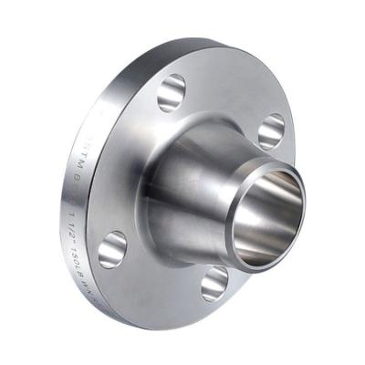 China BS 4504 Stainless Steel Welding Neck Flange PN2.5 to PN40 Custom Sizes 304 316 for sale