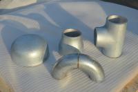China Carbon Steel Butt Weld Pipe Fitting Elbow Tee Reducer Cap JIS B2311 SGP 1/2 to 48 Inch for sale