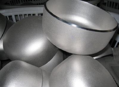 China Butt Welded Steel Pipe Cap Black Galvanized Stainless Steel ASTM A182 F304 1/2 to 48 Inch for sale
