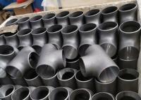 China Thickness 2mm To 100mm Black Pipe Reducing Tee SCH40 SCH80 SCH160 Equal Tee for sale