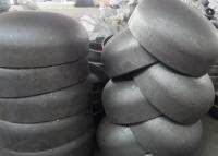 China Black Seamless Large Diameter Steel Pipe End Cap ANSI B16.9 SCH40 SCH80 DN15-DN600 for sale