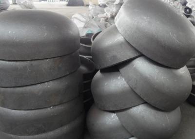 China Black Seamless Large Diameter Steel Pipe End Cap ANSI B16.9 SCH40 SCH80 DN15-DN600 for sale