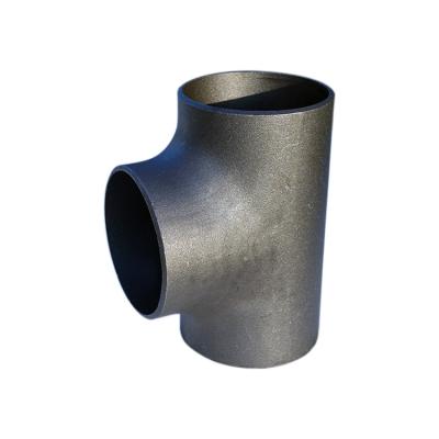 China ANSI B16.9 Carbon Steel Pipe Tee A234 WPB 1/2-110 Inch Butt Weld Fitting for sale