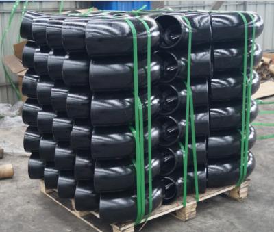 China ASTM A234 WPB Carbon Steel Pipe Elbow 90 Degree SCH40 SCH80 Long Radius 1.5D for sale