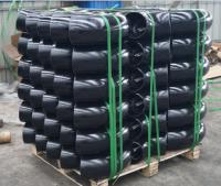 China Carbon Steel ASTM A234 WPB Pipe Fittings ANSI B16.28 1/2 to 48 Inch Black Paint for sale