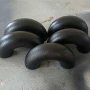China Carbon Steel Pipe Fittings ASME B16.9 B16.28 Welded 45 90 180 Degree 1.5D SCH40 for sale