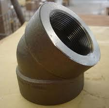 China ASME B16.11 Forged Fittings ASTM A105N SW Elbow Tee Coupling 3000lbs for sale