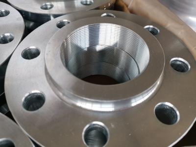 China 400 LBS 600 LB ANSI B16.5 B16.47 NPT Threaded Flange CS A105 for sale