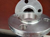 China 400 LBS 600 LB ANSI B16.5 B16.47 NPT Threaded Flange CS A105 for sale