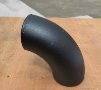 China ASME B16.9 Butt Welded Pipe Fittings SCH40 SCH80 Black Steel Elbow 90 Degree 1.5D for sale