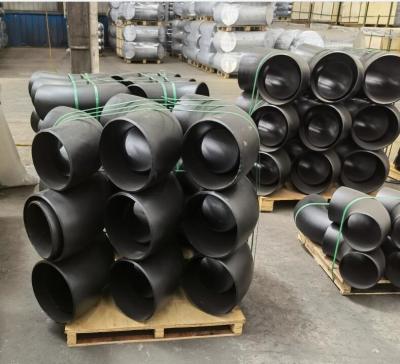 China ASME B16.9 Butt Welded Pipe Fittings SCH40 SCH80 Black Steel Elbow 90 Degree 1.5D for sale